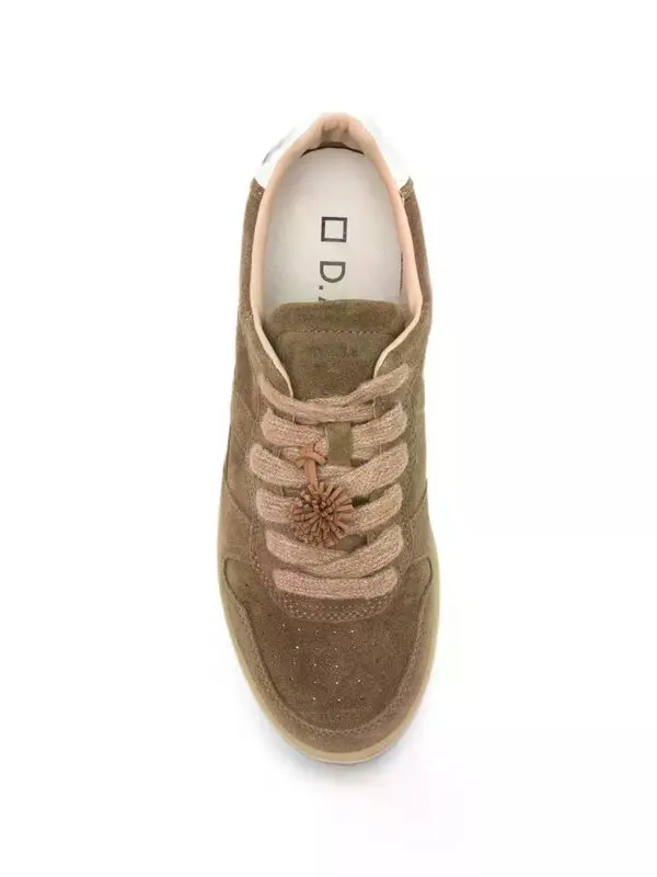 D.a.t.e. Court 2.0 Logo-embossed Suede Sneakers