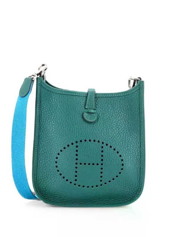 Hermès Evelyne Bag Gen Iii Clemence Tpm Crossbody Bag - Green
