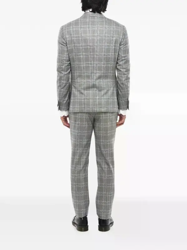 Corneliani Academy District-check Suit