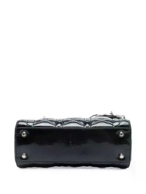 Dior Mini Patent Cannage Lady Satchel