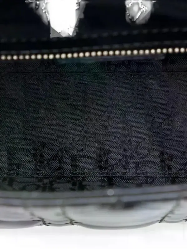 Dior Mini Patent Cannage Lady Satchel