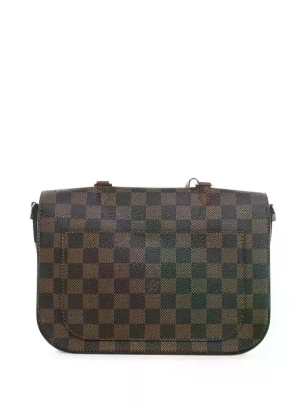LOUIS VUITTON 2020 Damier Ebene Beaumarchais Satchel
