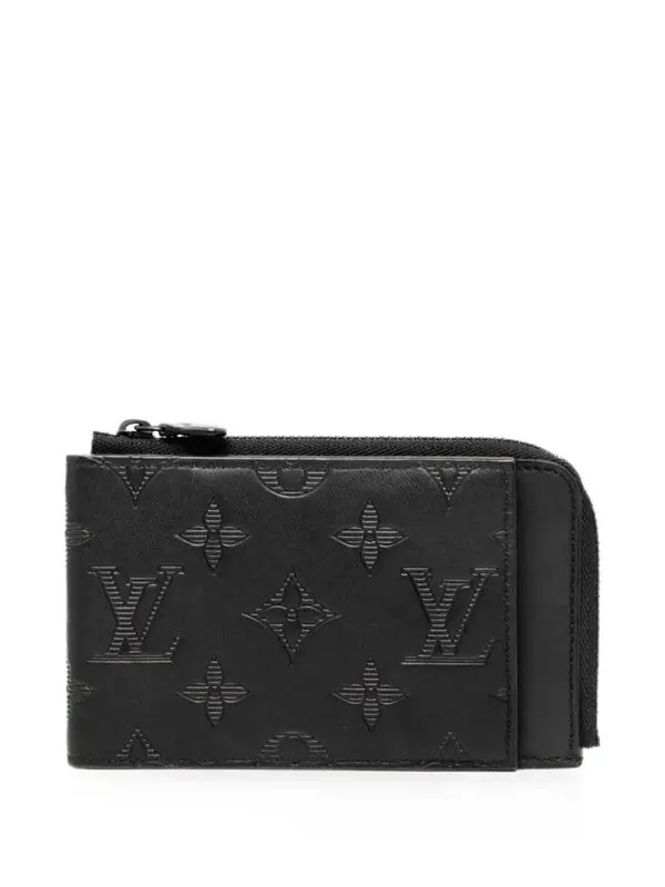 LOUIS VUITTON 2021-2022 Monogram Shadow Hybrid Wallet Small Wallets - Black