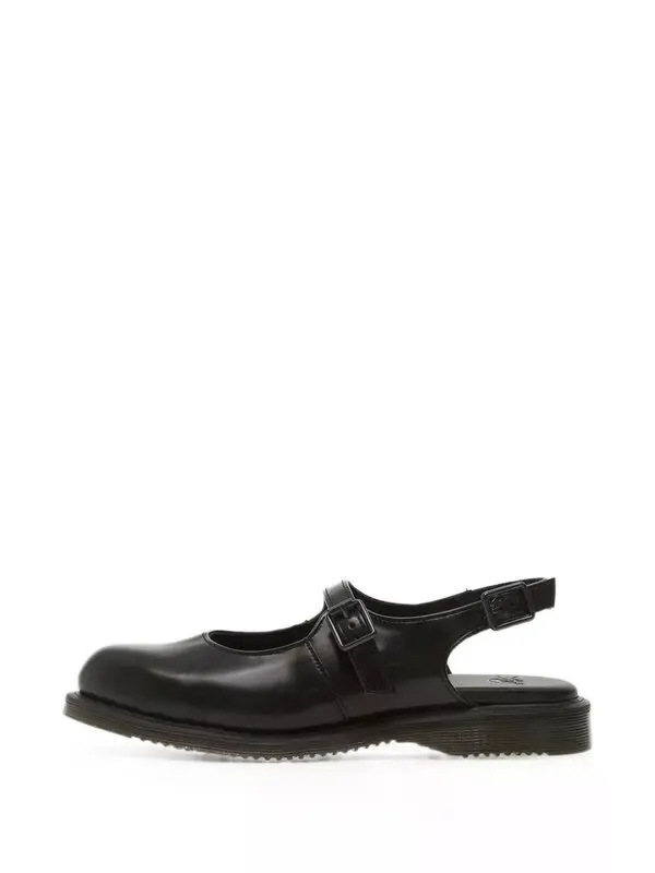 Dr. Martens Madaline Mary Jane Buckle-fastening Slingback Ballet Flats - Black