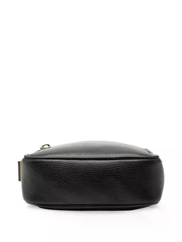 Gucci Grained Calfskin Logo Crossbody Bag