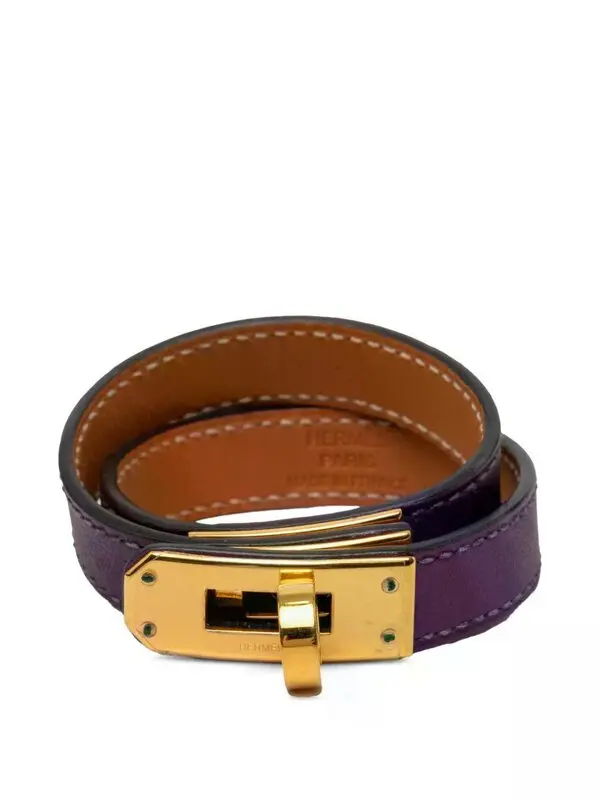 Hermès Kelly Double Tour Bracelet - Purple