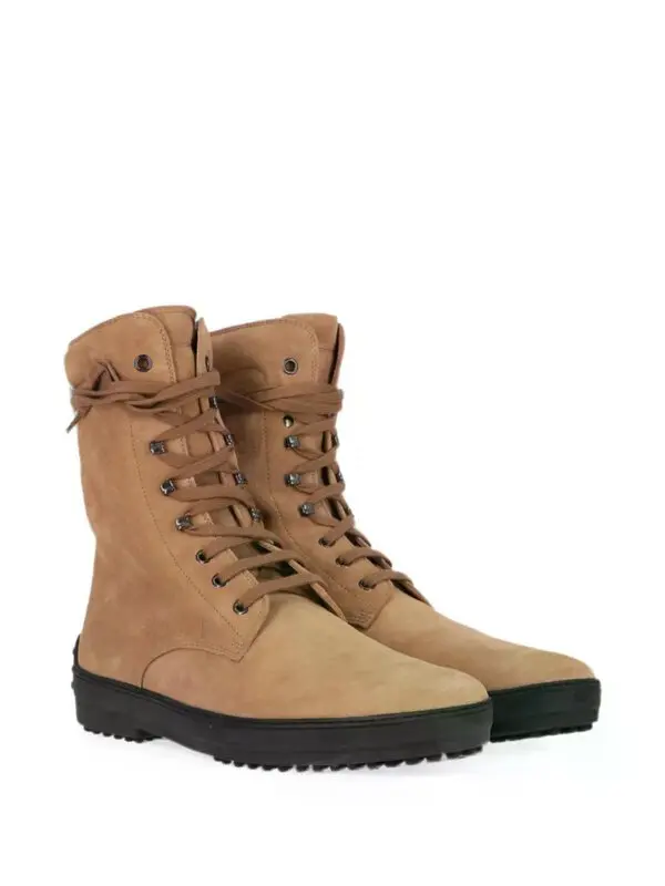 TOD'S Lace-up Suede Boots