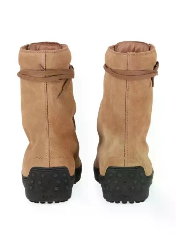 TOD'S Lace-up Suede Boots