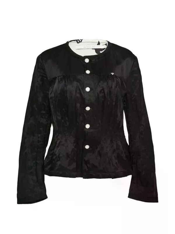RENLI SU Gathered Silk Jacket
