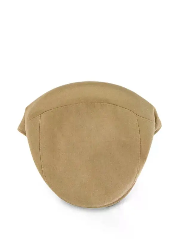 Borsalino Vincenzo Linen Flat Cap
