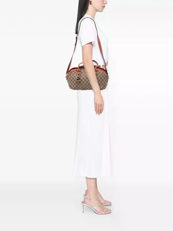 Gucci 2016-2026 Gg Canvas Heart Bit Satchel