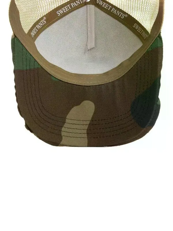 SWEET PANTS Logo-patch Mesh-panel Cap