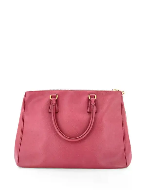 Prada Double Zip Lux Saffiano Leather Large Tote Bag