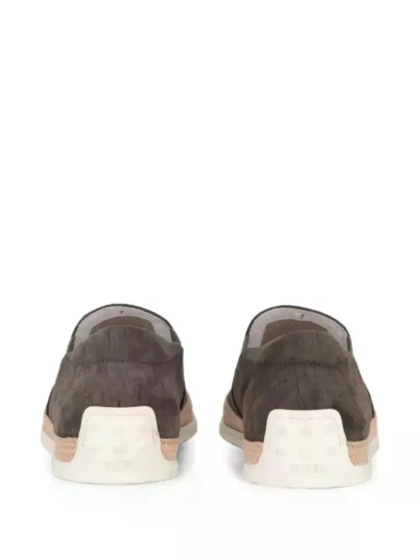 TOD'S Braided-trim Gommino Loafers