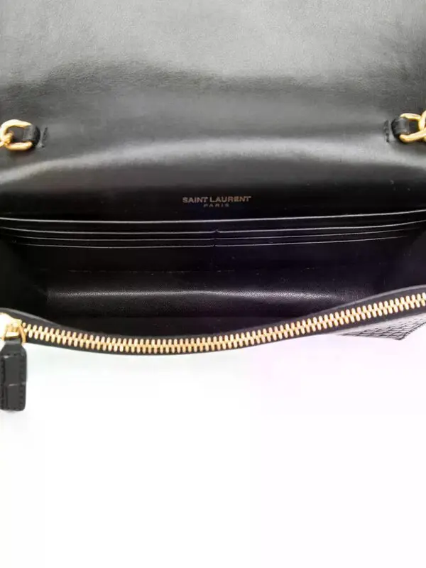 Saint Laurent Small Monogram Kate Tassel Crossbody Bag - Black