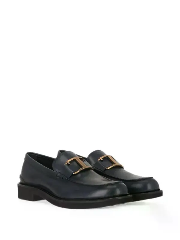 TOD'S T Timeless Leather Loafers