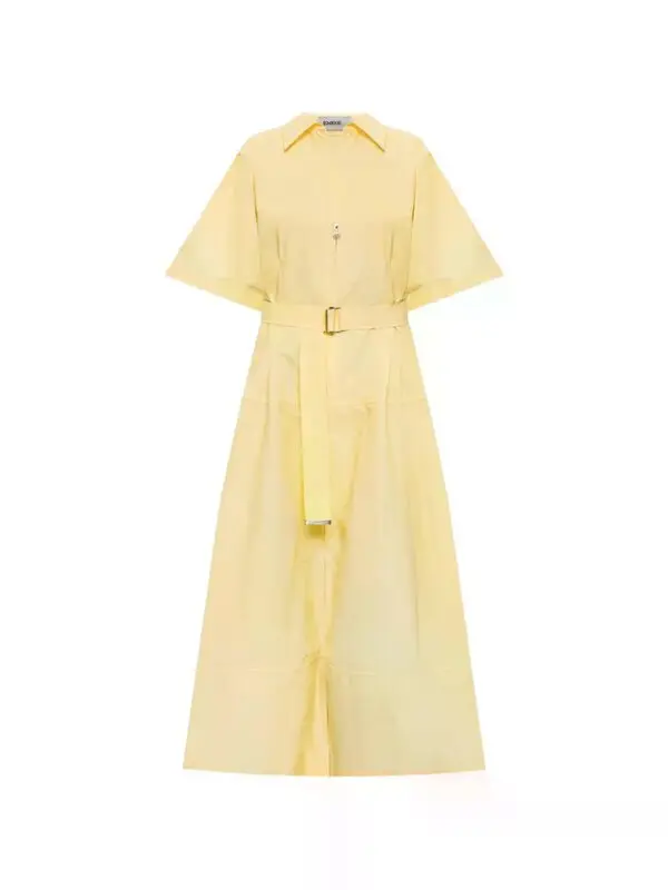 Simkhai Meridith Belted Midi Dress - Yellow