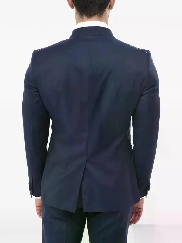 Corneliani Single-breasted Mandarin-collar Suit