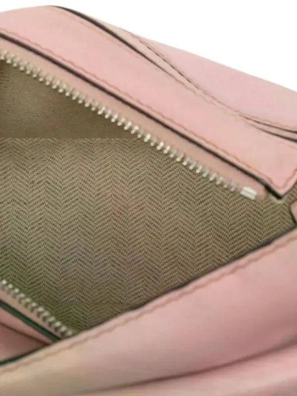 Loewe Mini Calfskin Puzzle Satchel - Pink