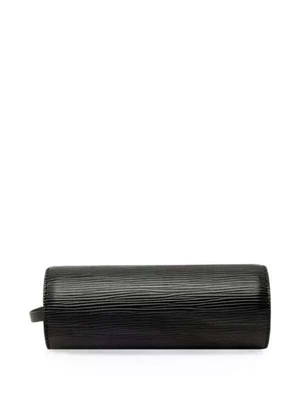 LOUIS VUITTON 2007 Epi Pochette Soufflot Handbag - Black