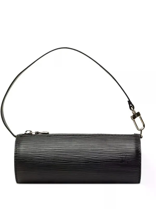 LOUIS VUITTON 2007 Epi Pochette Soufflot Handbag - Black
