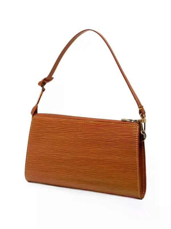 LOUIS VUITTON Epi Pochette Pochette Accessories Shoulder Bag - Brown