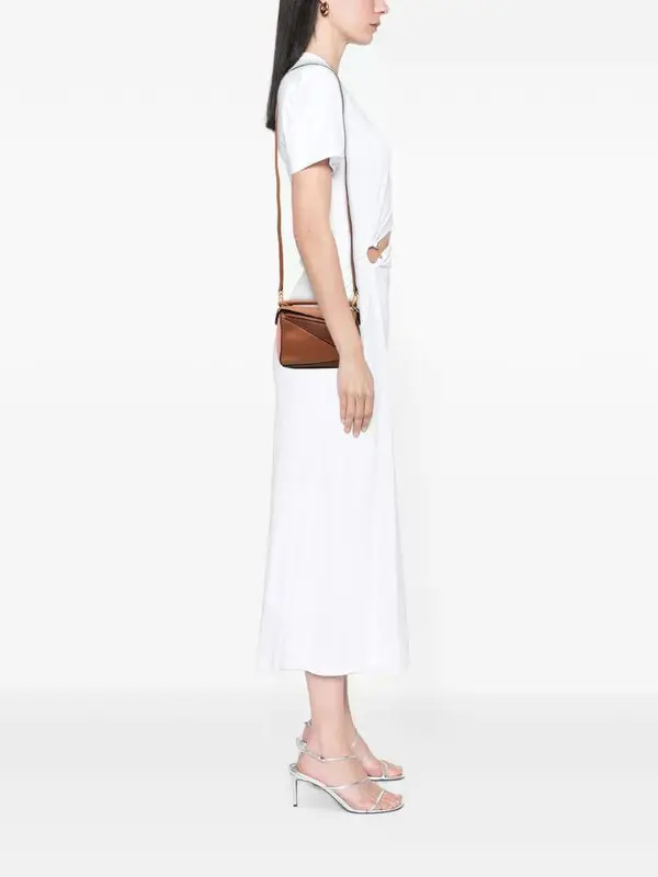 Loewe Mini Tricolor Calfskin Puzzle Satchel