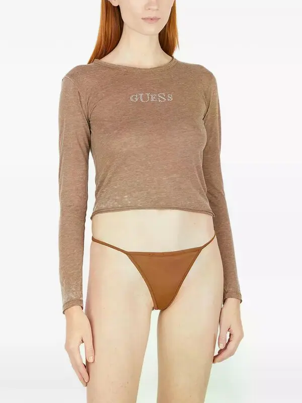 Guess Logo-plaque Thong