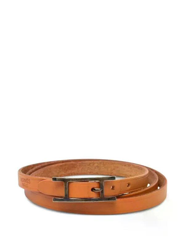 Hermès Swift Leather Triple Tour Bracelet - Brown