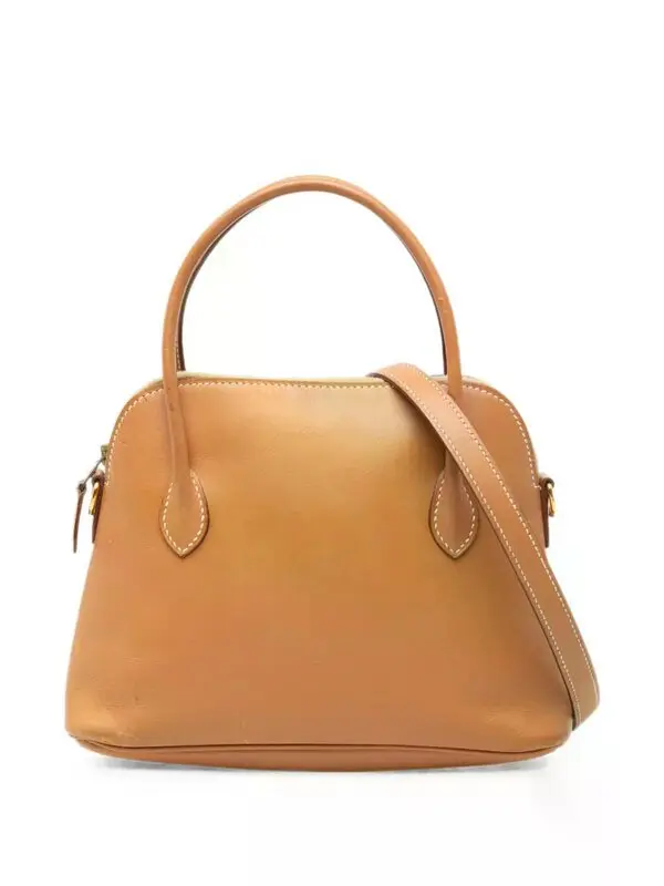 Hermès 1991 Mini Box Calf Bolide Satchel