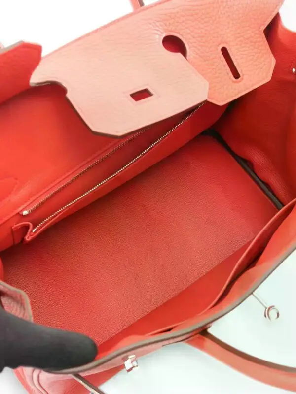 Hermès 2017 Clemence Leather Birkin Tote Bag