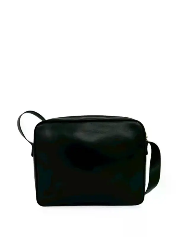 FERRAGAMO Vara Calfskin Crossbody Bag - Black