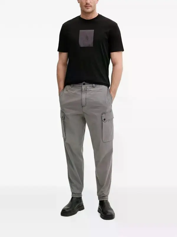 Armani Exchange Ripstop Texture Cuffed Cargo Pants