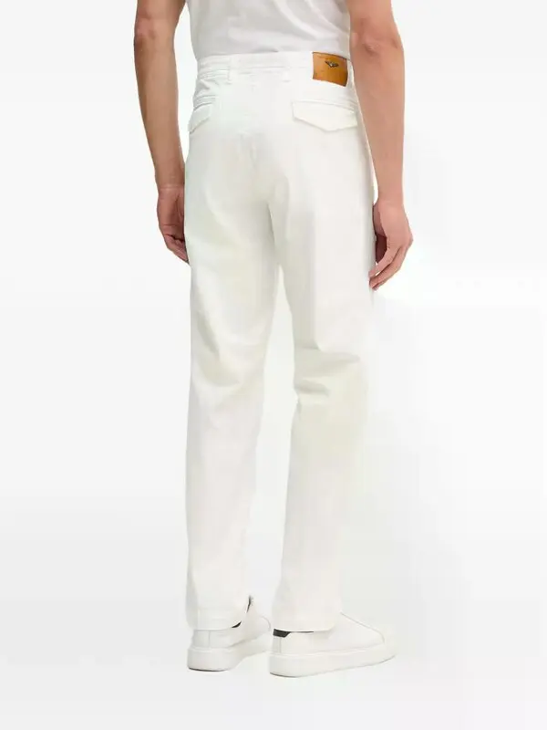 AERONAUTICA MILITARE Straight-leg Trousers With Logo Patch