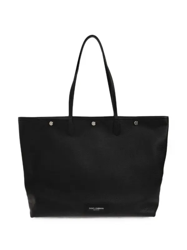 Dolce & Gabbana Essenza Grained Leather Shoulder Bag