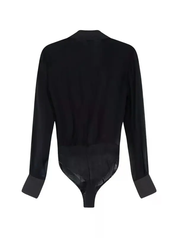 Elisabetta Franchi Wrap-style Long-sleeved Bodysuit