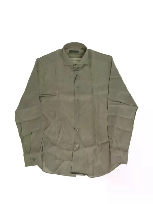 Corneliani French-collar Linen Shirt