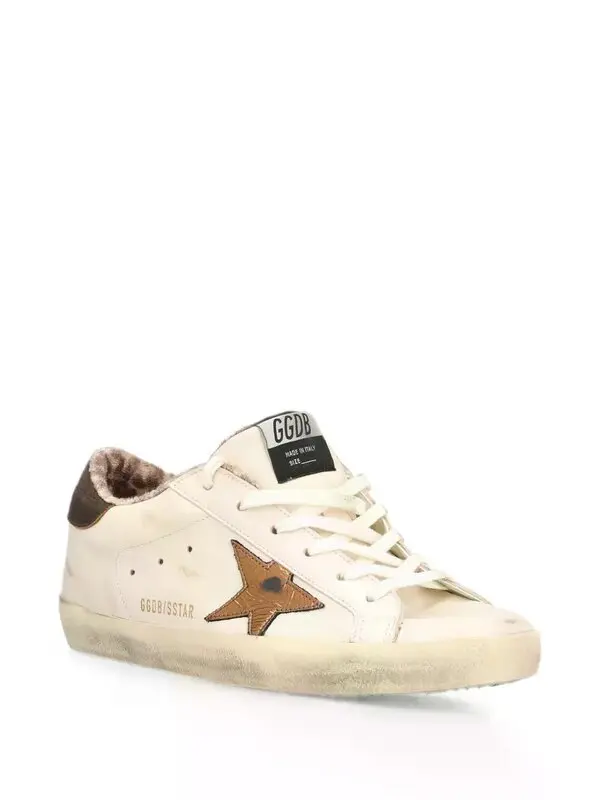 GOLDEN GOOSE Super-star Distressed Sneakers