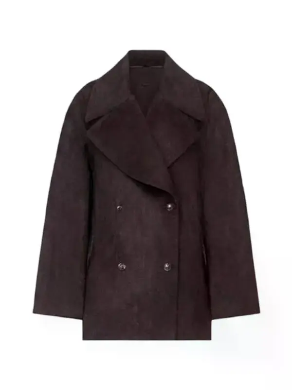 Loulou De Saison Double-breasted Peak-lapel Coat