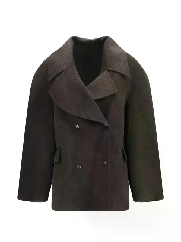 Loulou De Saison Double-breasted Peak-lapel Coat - Brown