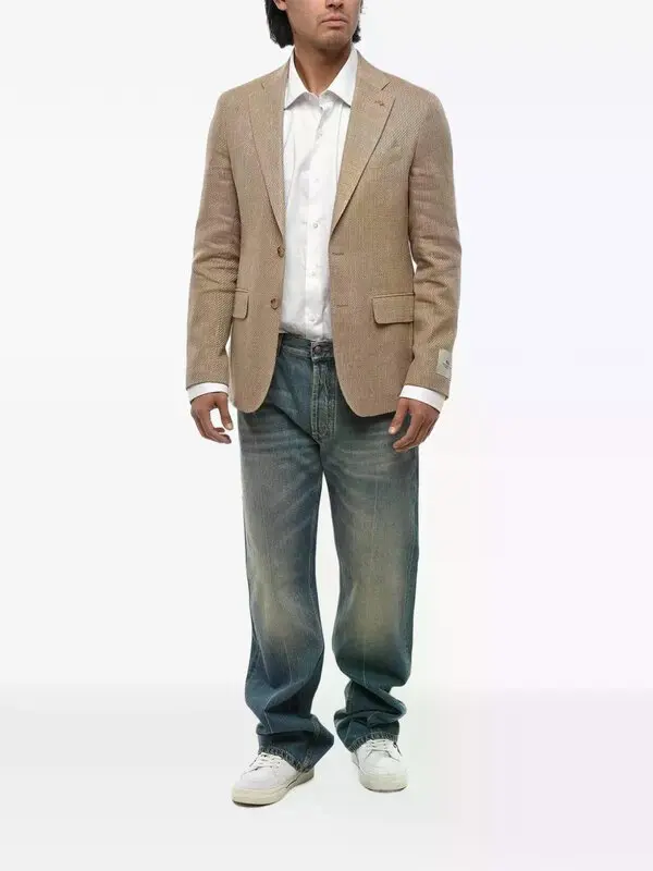Corneliani Single-breasted Flap-pocket Blazer