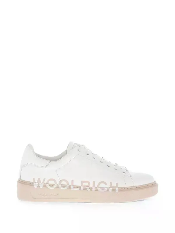 Woolrich Logo-print Lace-up Leather Sneakers