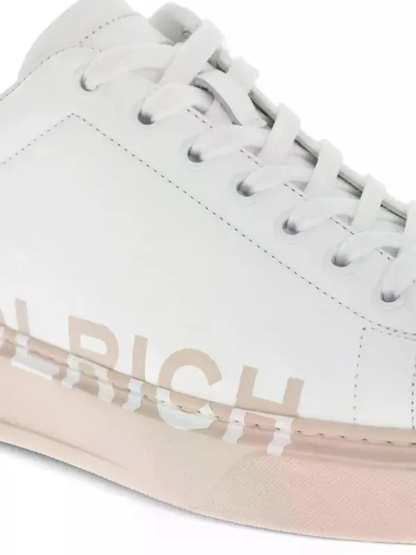 Woolrich Logo-print Lace-up Leather Sneakers