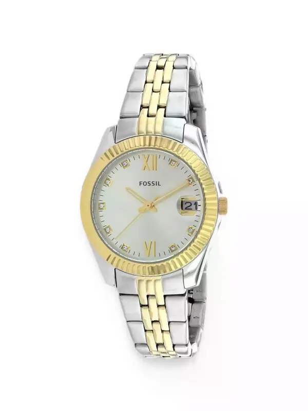Fossil Scarlette Fluted Bezel 32mm Watch