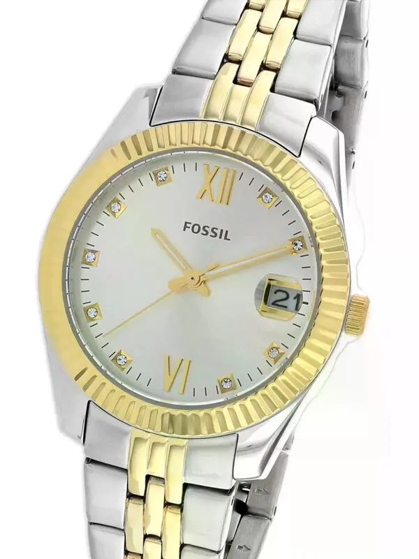 Fossil Scarlette Fluted Bezel 32mm Watch