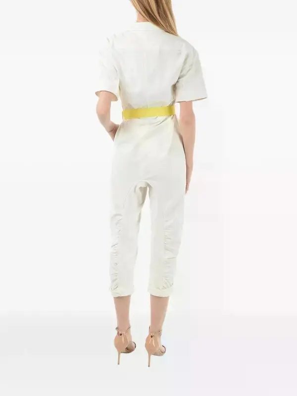 Stella McCartney Belted Short-sleeve Jumpsuit