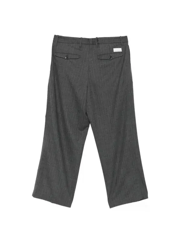 NINE:INTHE:MORNING Thiago Pinstripe Tailored Trousers