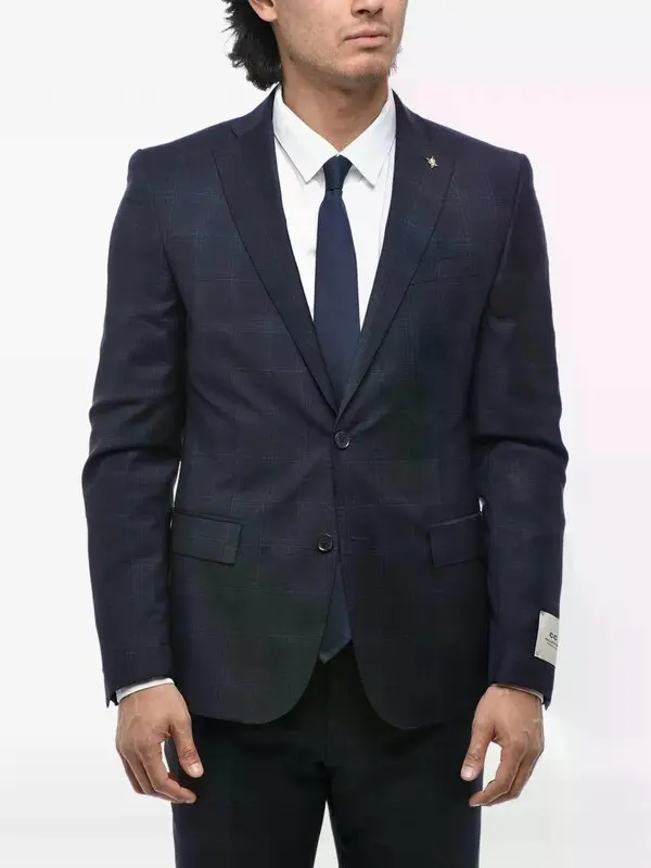Corneliani Checked Single-breasted Suit