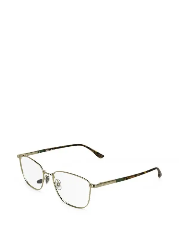 Lacoste Square-frame Glasses - Gold