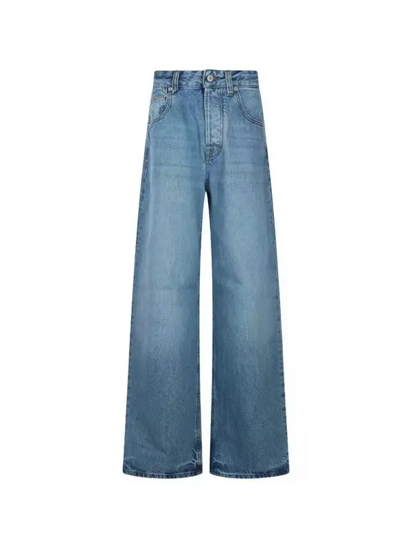 Jacquemus Wide Leg Denim Pants